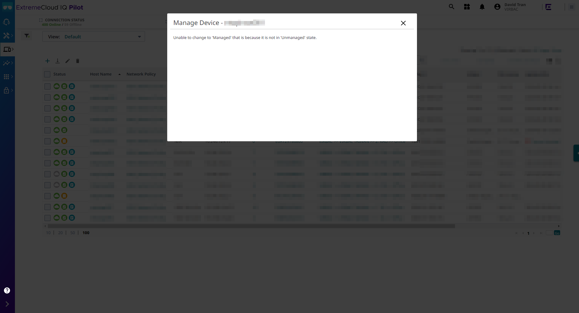 Solved: Extreme 5320 - "Device still initializing" in XIQ - Extreme ...