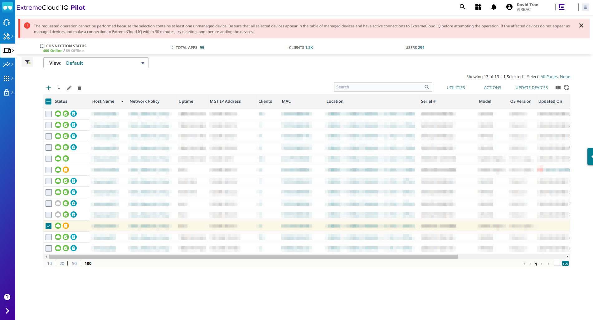 Solved: Extreme 5320 - "Device still initializing" in XIQ - Extreme ...